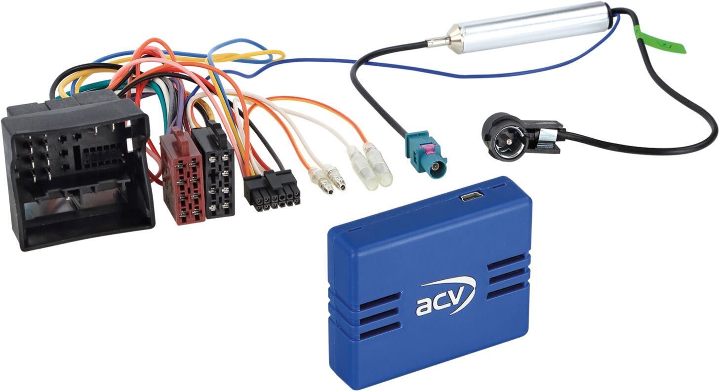 ACV CAN-Bus Kit Quadlock nieuw -> ISO / ANT. ISO Div. Modellen Audi- Seat- Skoda- Volkswagen ...