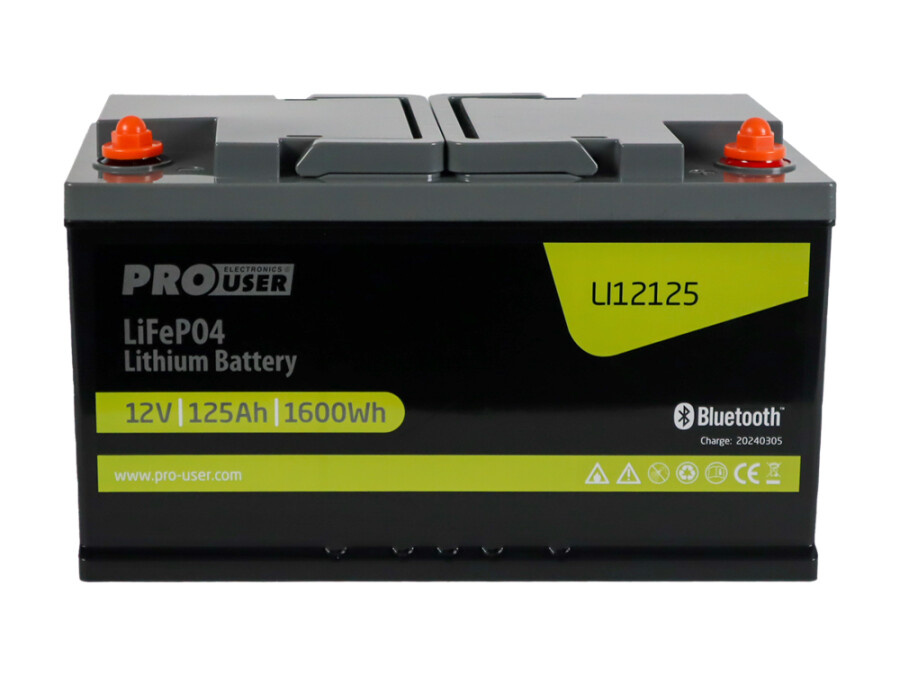 Pro User 125 AMP Lithium Accu | LI12125 | VenderParts.nl - VenderParts.nl