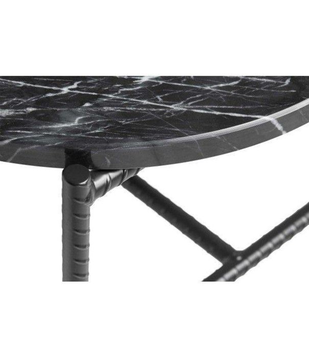 Rebar side table black marble - NORDIC NEW