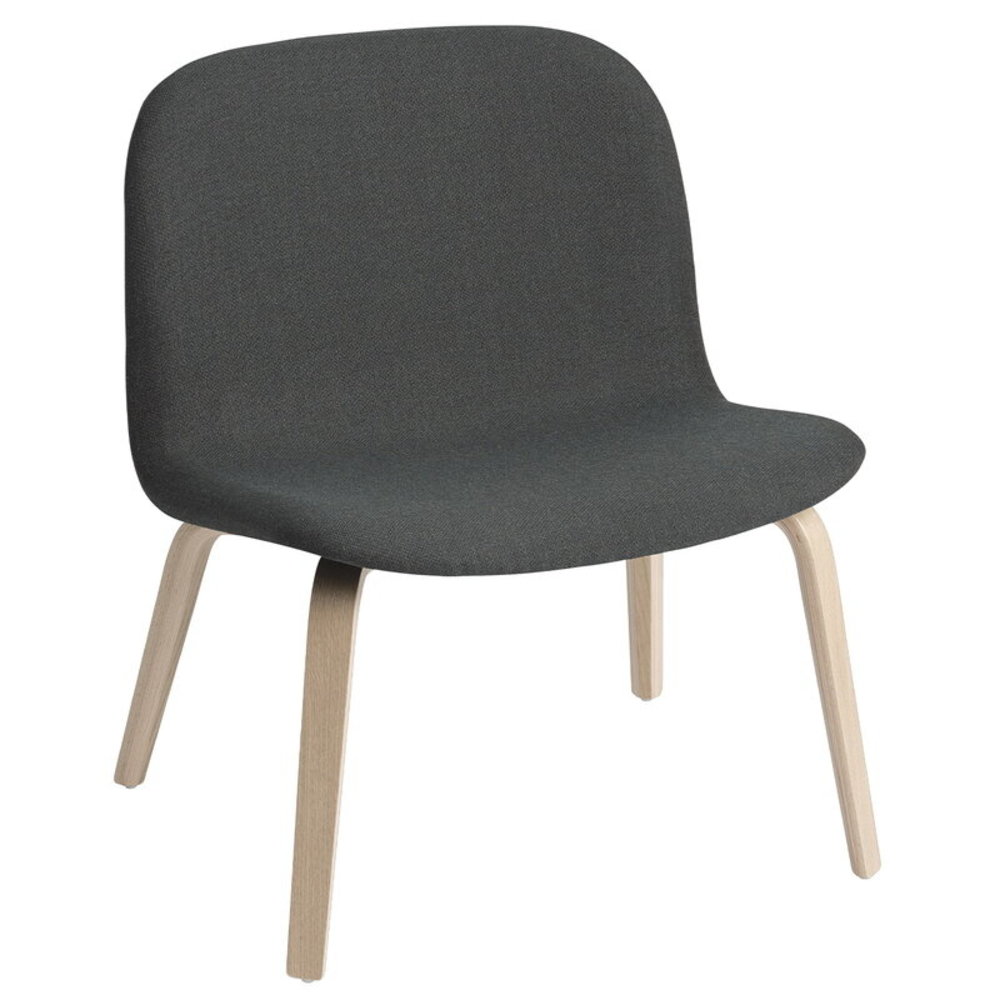 Muuto Visu Lounge Stoel Fiord 991, eiken poten - Nordic New