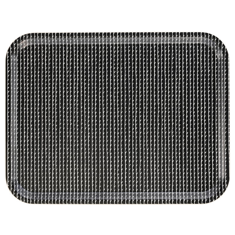 Artek Rivi Tray large zwart, wit - Nordic New
