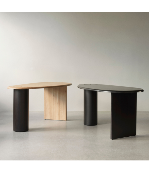 Eclipse desk natural oak - NORDIC NEW