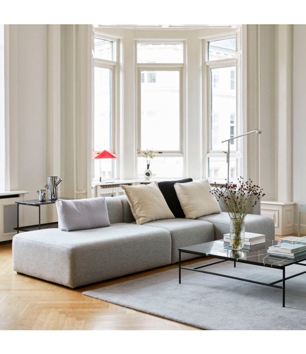 Rebar coffee table grey marble 100 x 104 - NORDIC NEW