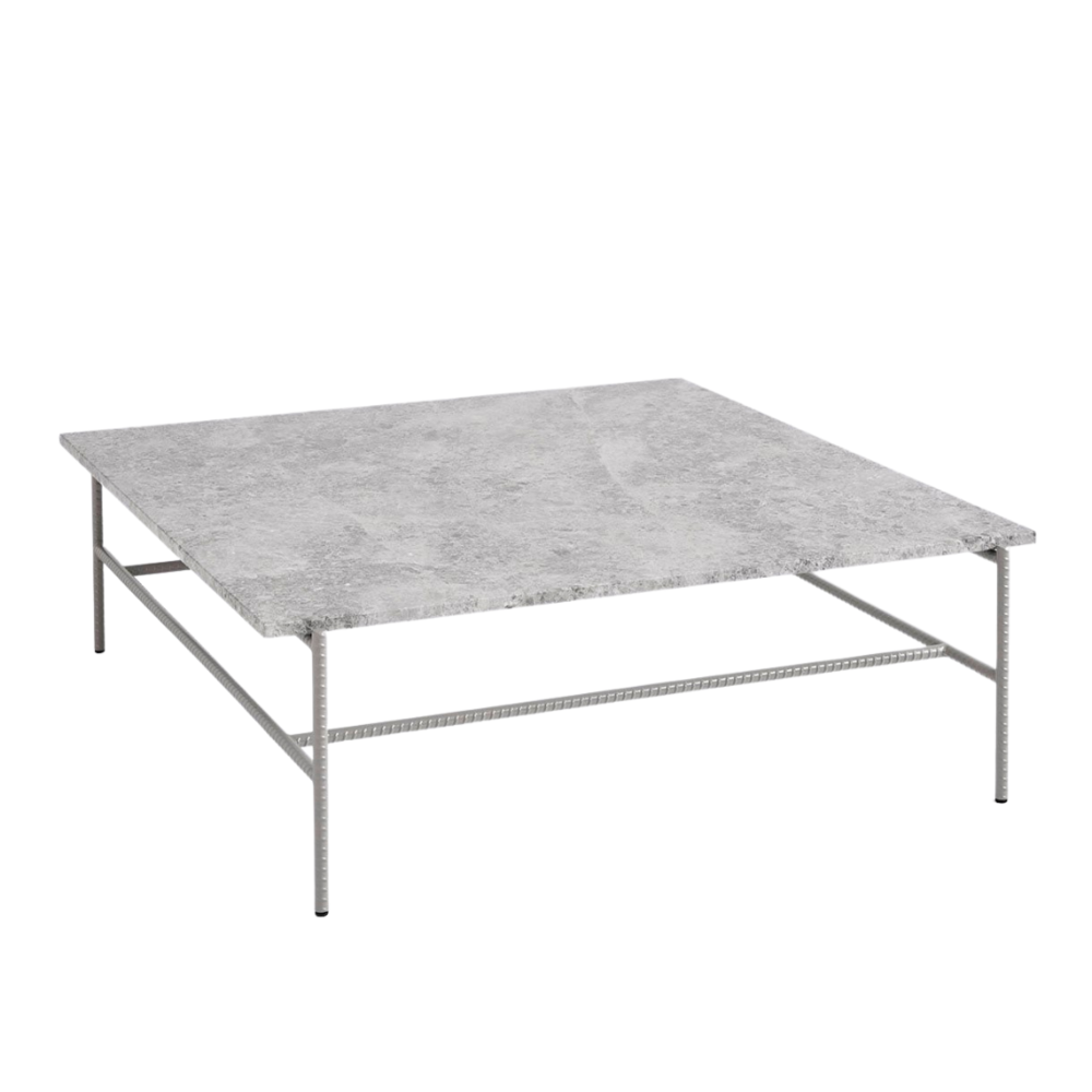 Rebar coffee table grey marble 100 x 104 - NORDIC NEW