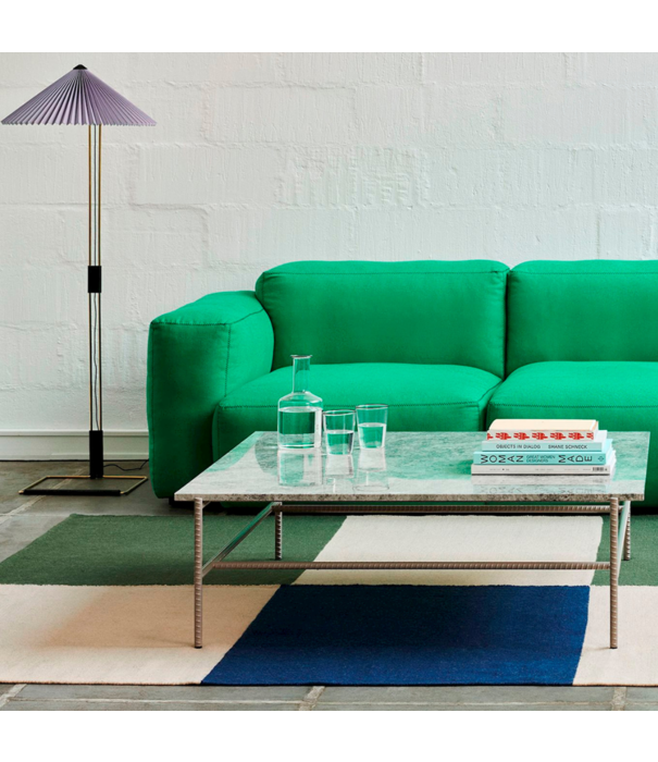 Rebar coffee table grey marble 100 x 104 - NORDIC NEW