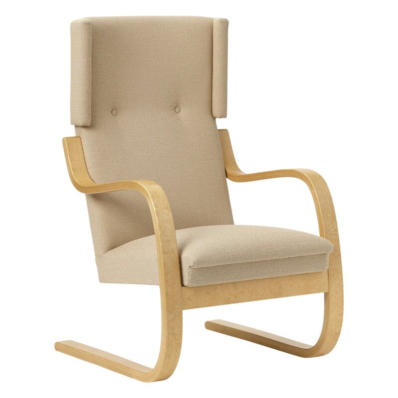 Artek 401 Lounge Chair honing gebeitst, Vidar 323 - Nordic New