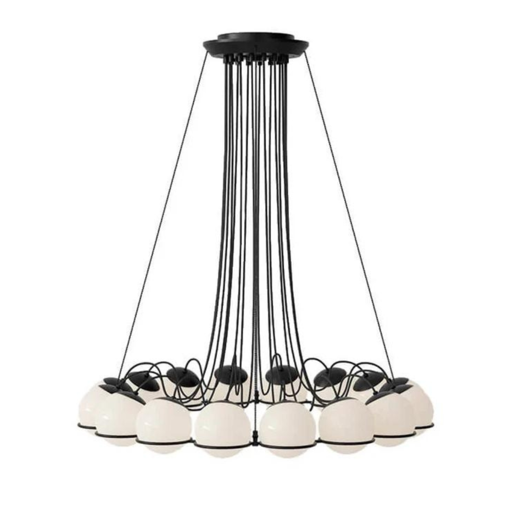Astep Model 2109 Chandelier opal glass - NORDIC NEW