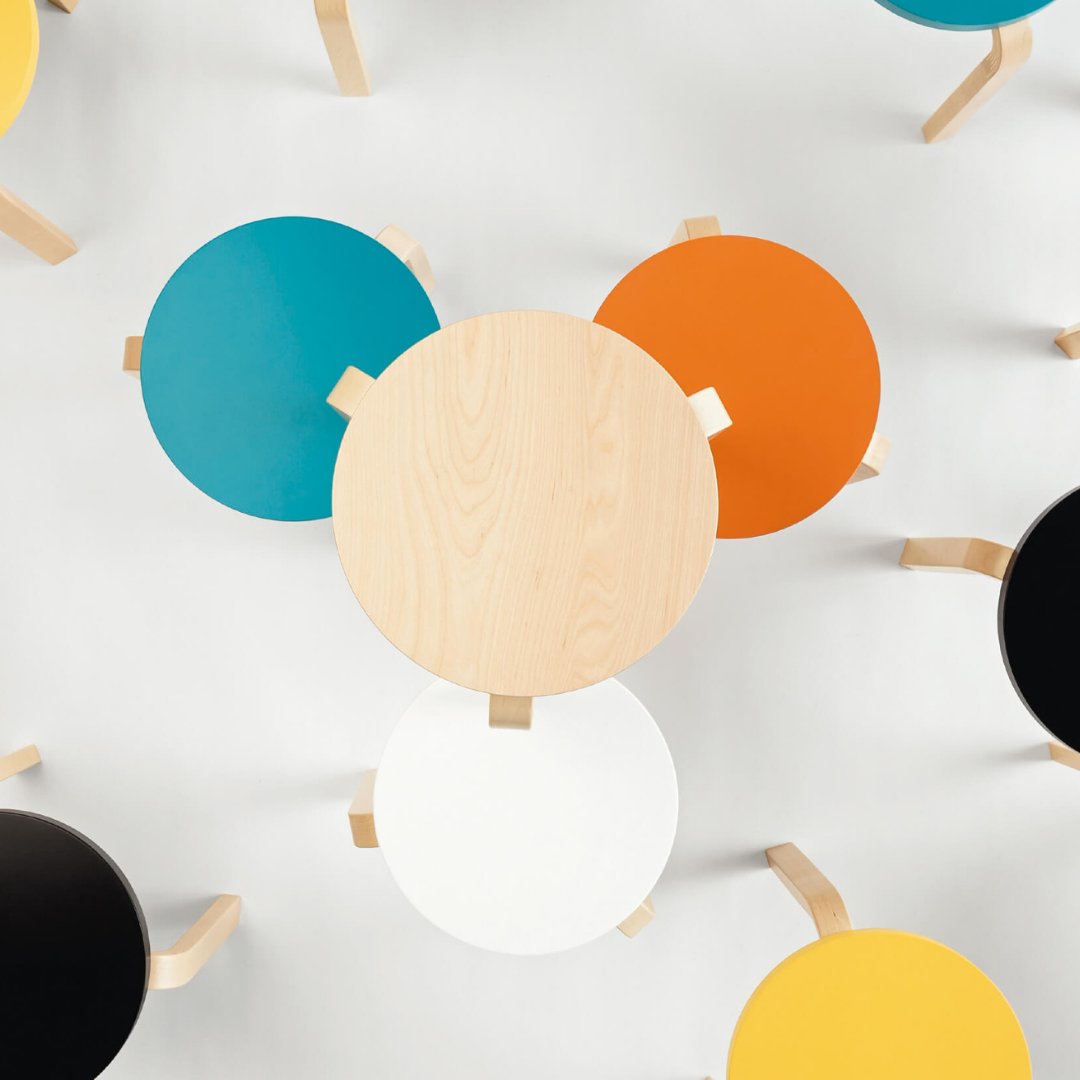 Artek Stool 60 Kruk Marimekko Lokki - Nordic New