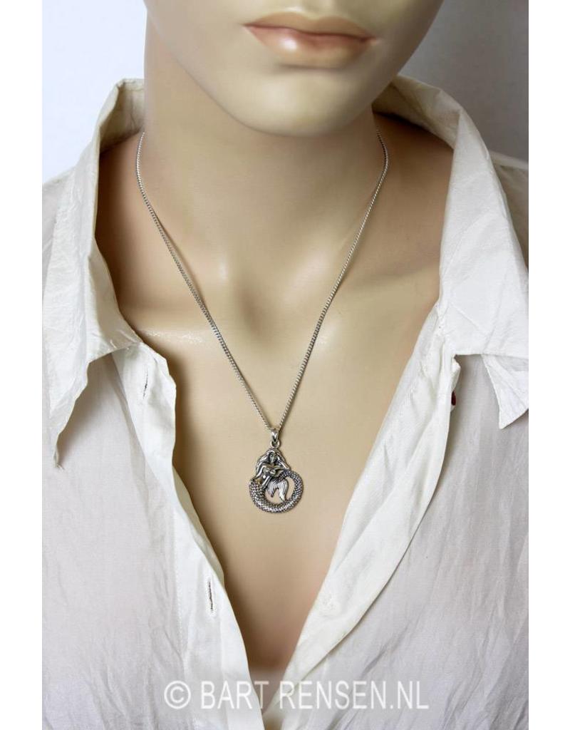 Mermaid pendant - silver 925