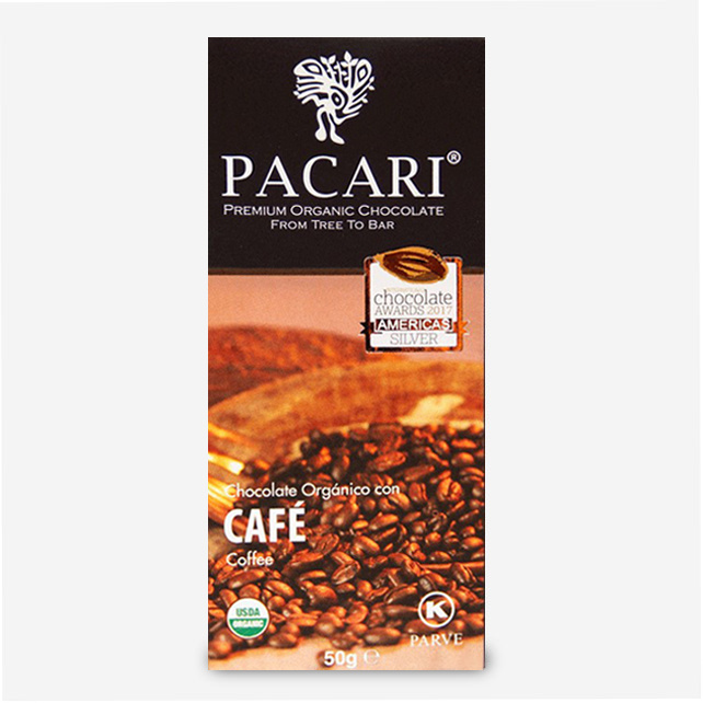 PACARI "CHOCOLATE ORGÁNICO CON CAFÉ" - 60% CACAO compre - SOUTH EMBASSY