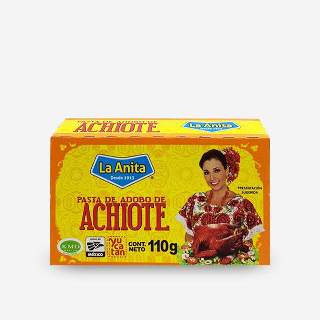 LA ANITA PASTA DE ADOBO DE ACHIOTE - 110g - MÉXICO compre en linea ...
