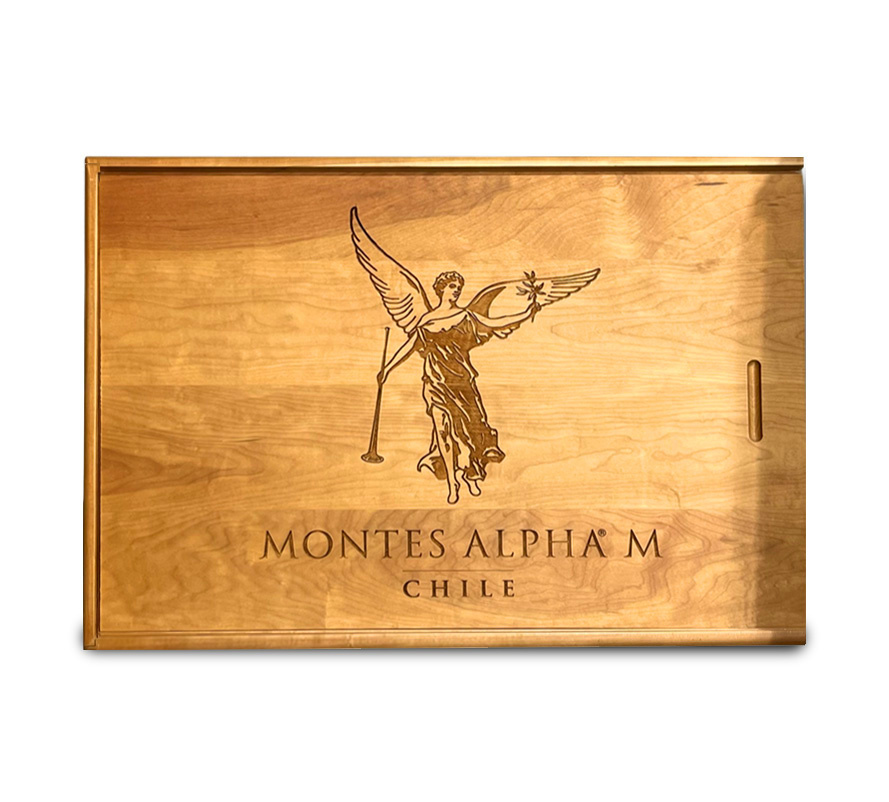 MONTES ALPHA "M" BLEND - ULTRA PREMIUM - WOODBOX 6x BOTTLES - SOUTH EMBASSY