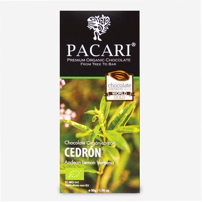 PACARI "CHOCOLATE ORGÁNICO CON CEDRÓN" - 60% CACAO compre - SOUTH EMBASSY