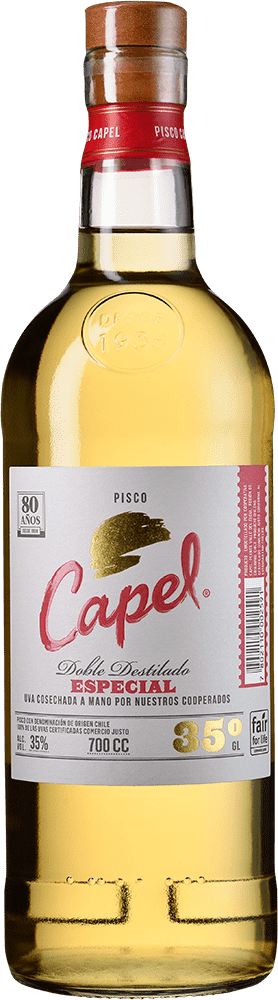 PISCO CAPEL "ESPECIAL RESERVADO" 35% - CHILI buy online! - SOUTH EMBASSY
