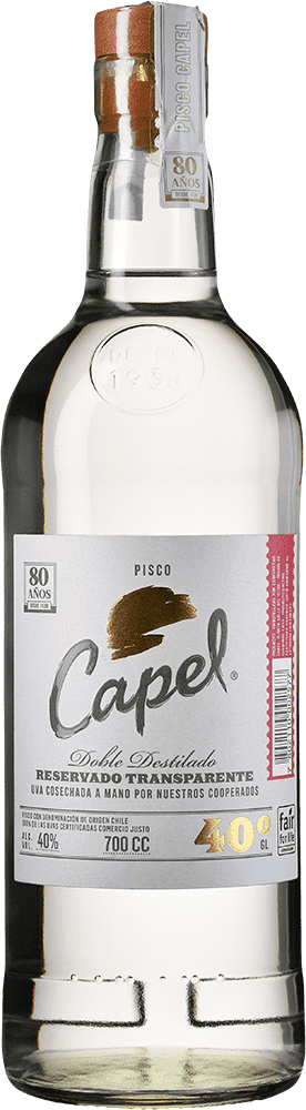 PISCO CAPEL "TRANSPARENTE RESERVADO" 40% - CHILI buy online! - SOUTH EMBASSY