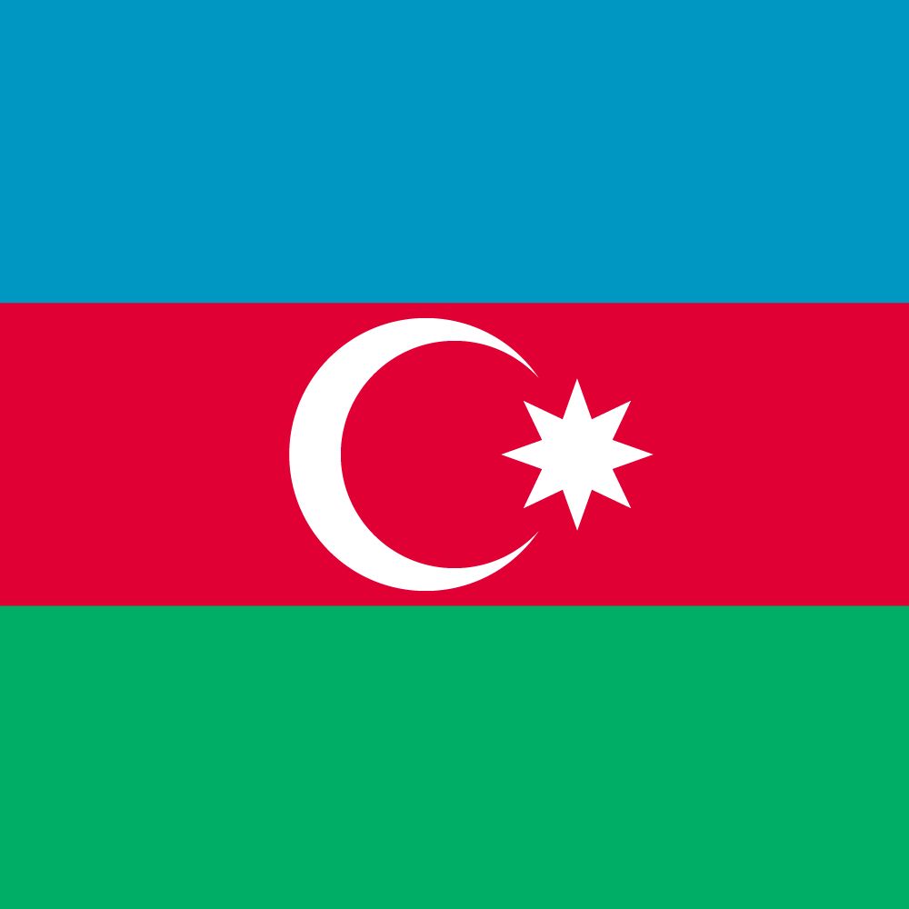 Flag of Azerbaijan image and meaning Azerbaijani flag - country flags