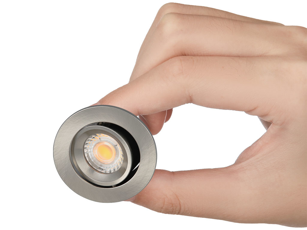 Inbouw Ledspots Hamburg 4,5 watt IP44 Dim to warm, RVS Kleur ...