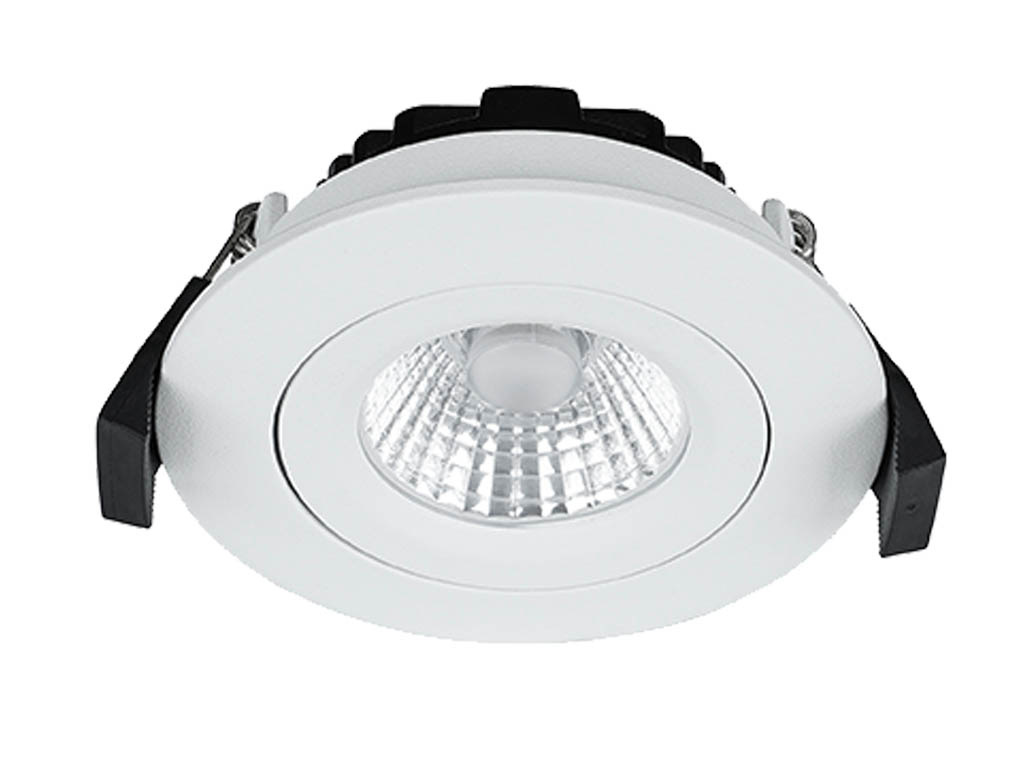 Set van 3 Inbouw Ledspot Praag Wit, 5 Watt, Dimbaar, Warm Wit licht ...