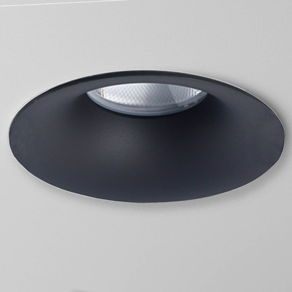 Zwarte Inbouw Ledspot Napels, 7 Watt, Dimbaar, Warm Wit, IP65 ...