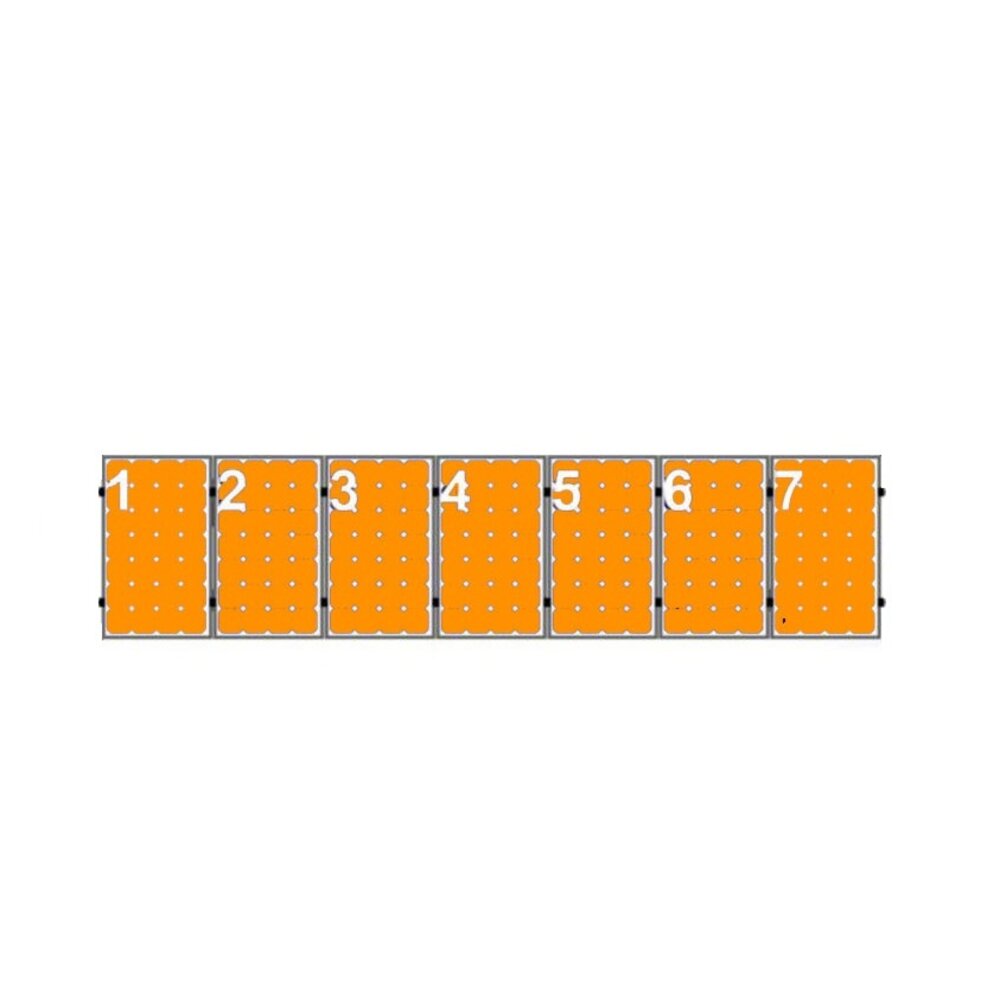 Clickfit Evo Set - 7 panelen portrait pannendak - Solar Outlet