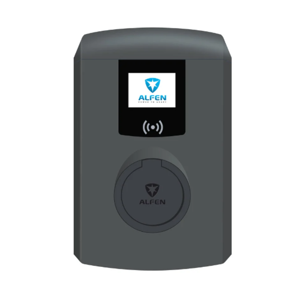 Alfen | Single Pro-line | Laadpaal | Socket | Grijs - Solar Outlet