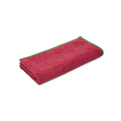 Greenspeed Lavette en Microfibre Element - 40 x 40 cm - ROUGE - BOMAdirect