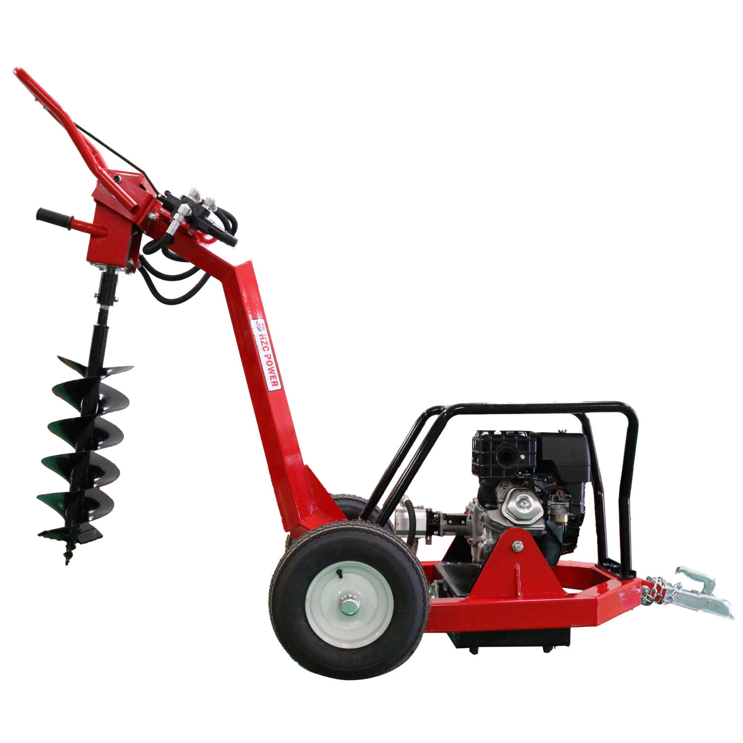 Hzc / Landworks Hydraulic ground drill, pendulum drill with petrol ...