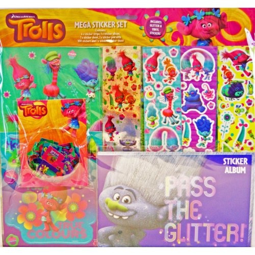 Trolls - Mega sticker set - t Klavertje Vier