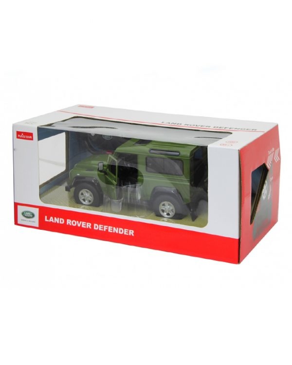 R/C Land Rover Defender - rood/zwart/geel - t Klavertje Vier