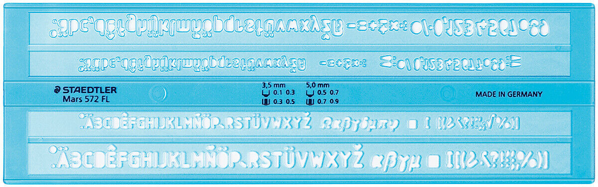 Mars lettersjabloon - t Klavertje Vier