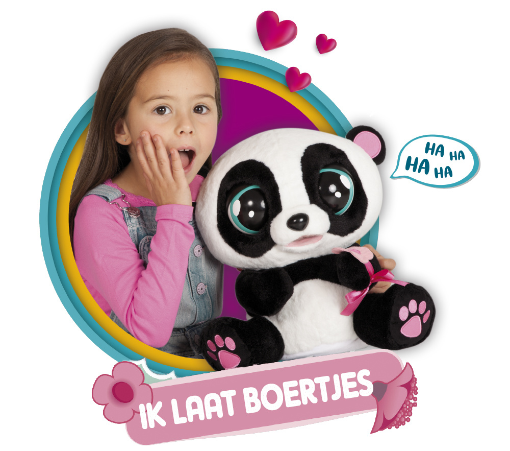 Yoyo Panda - Interactieve Knuffel - t Klavertje Vier