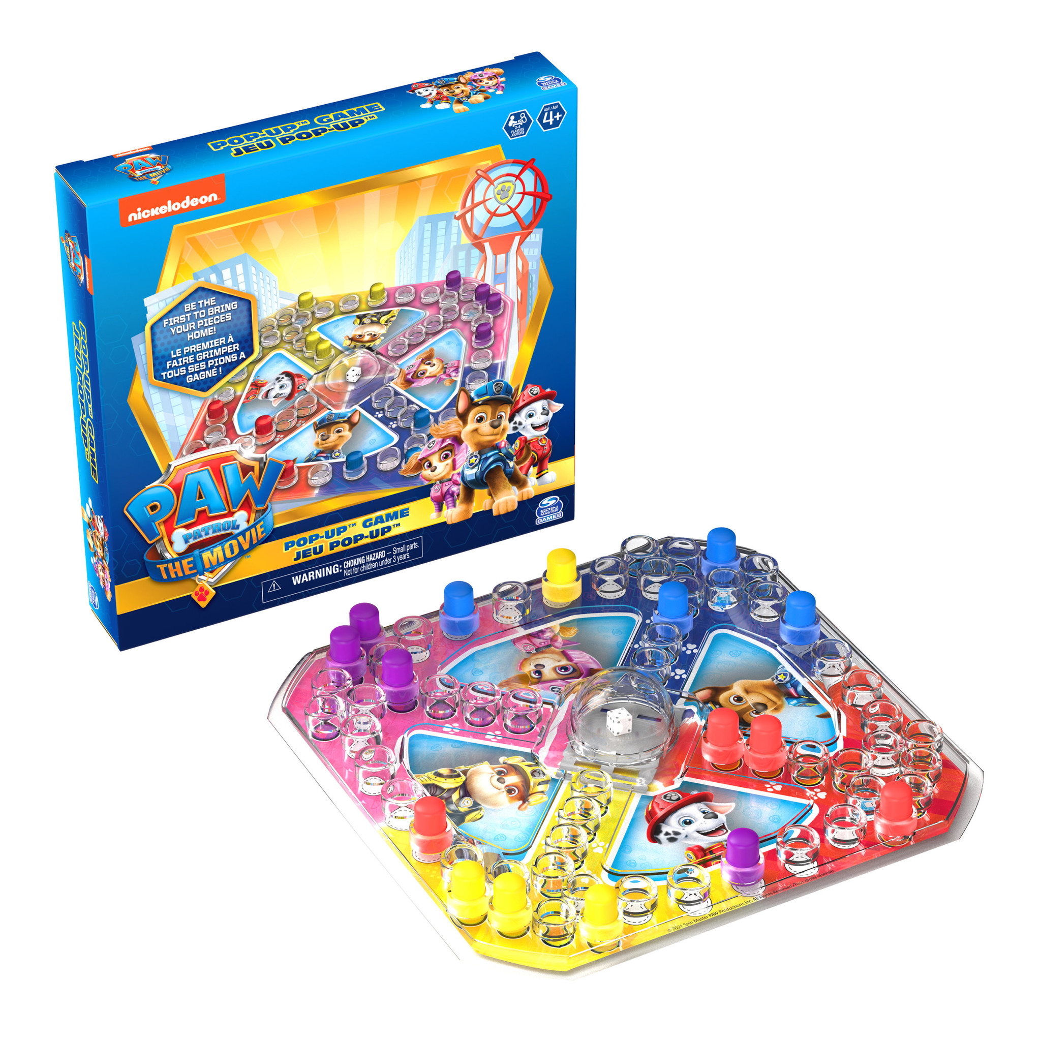 PAW Patrol De Film Pop Up Game Klassiek Bordspel T Klavertje Vier paw-patrol-de-film-pop-up-game-klassiek-bordspel-t-klavertje-vier