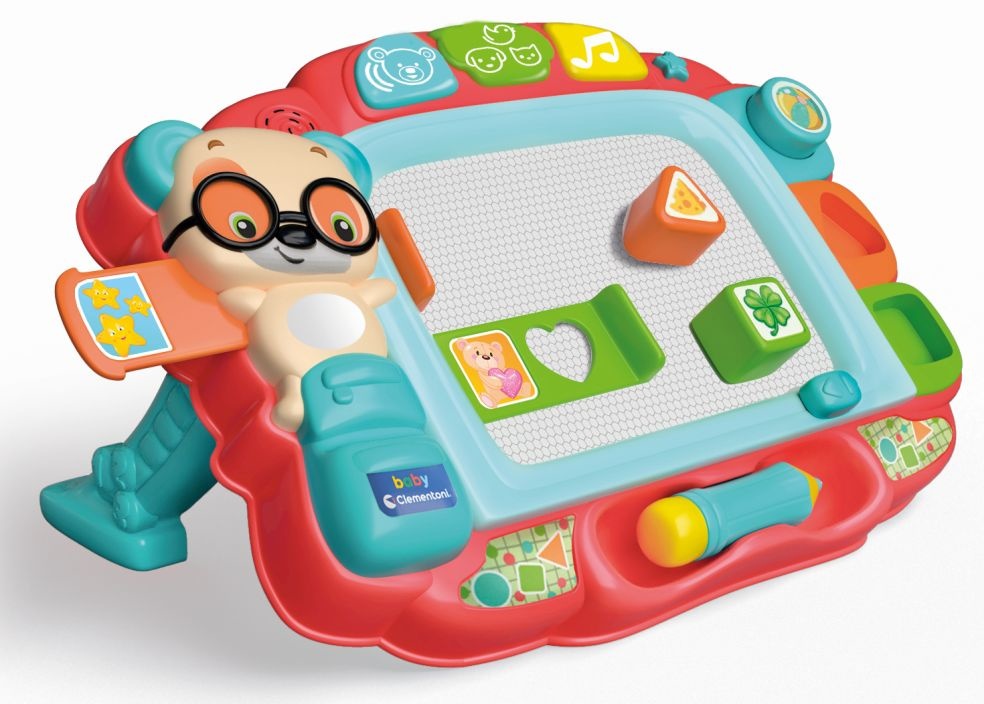 Baby Clementoni - Magnetisch bord met licht en geluid - t Klavertje Vier