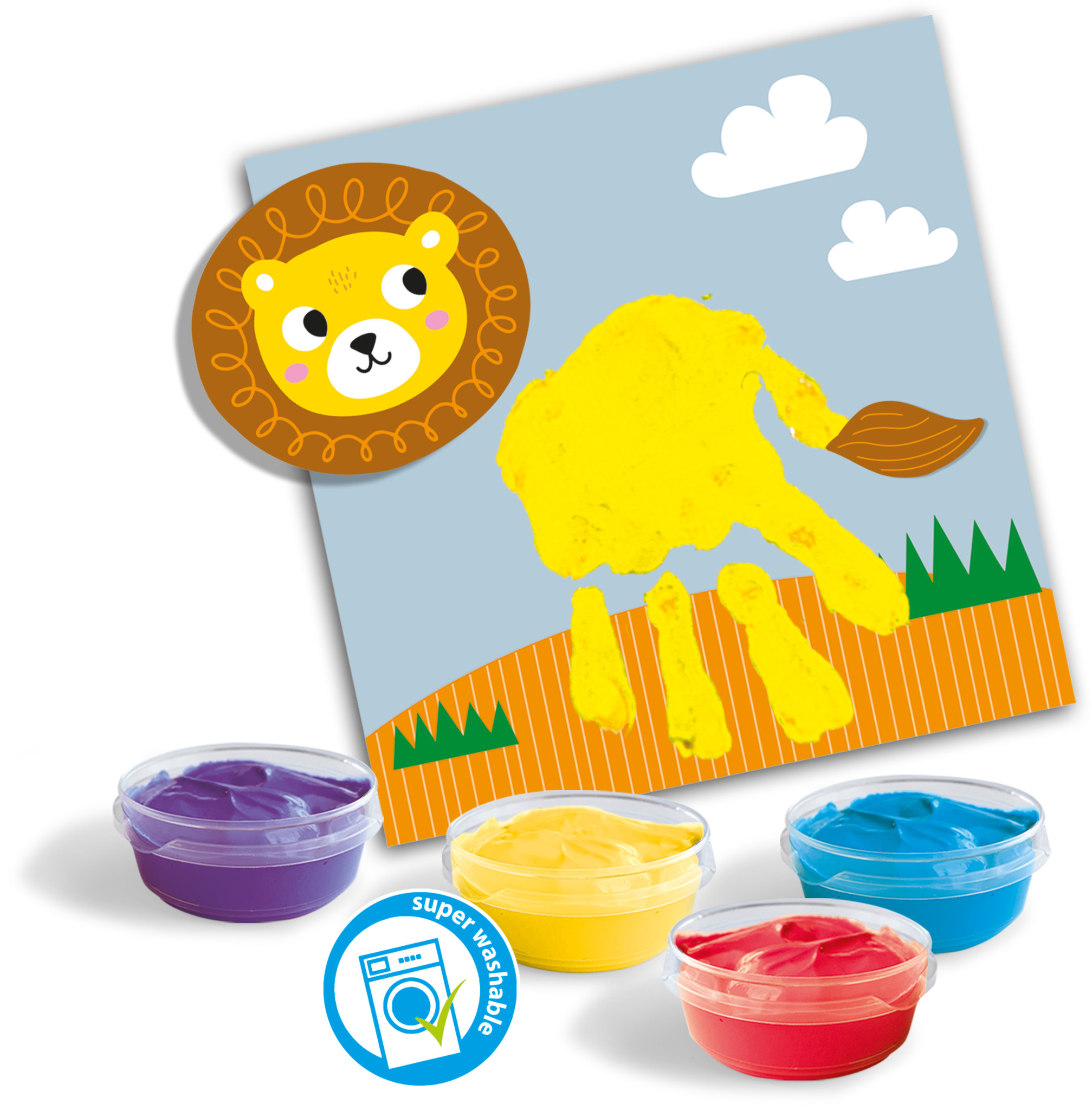 SES Creative My First - Vingerverf handafdruk dieren - t Klavertje Vier