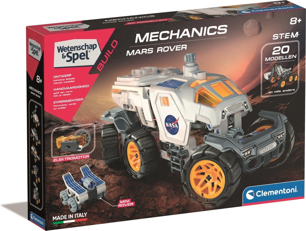 Wetenschap & Spel - Mechanics - Mars Rover - t Klavertje Vier