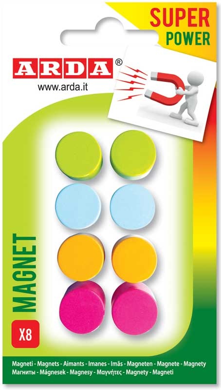 Magneten Superpower 15mm - 8stuks - t Klavertje Vier