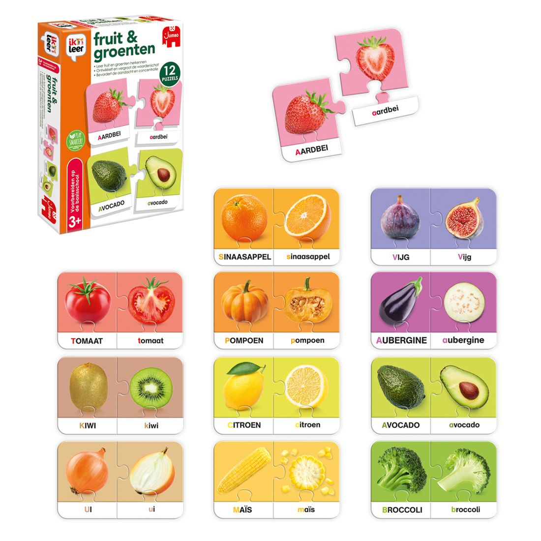 Ik Leer - Fruit & Groenten - t Klavertje Vier