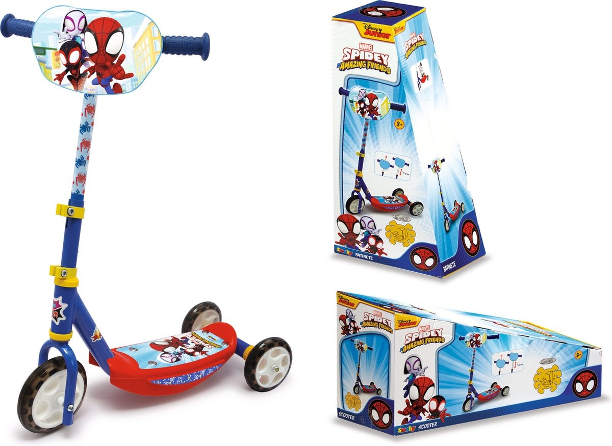 Smoby Marvel Spidey and his Amazing Friends - Kinderstep met 3 wielen ...