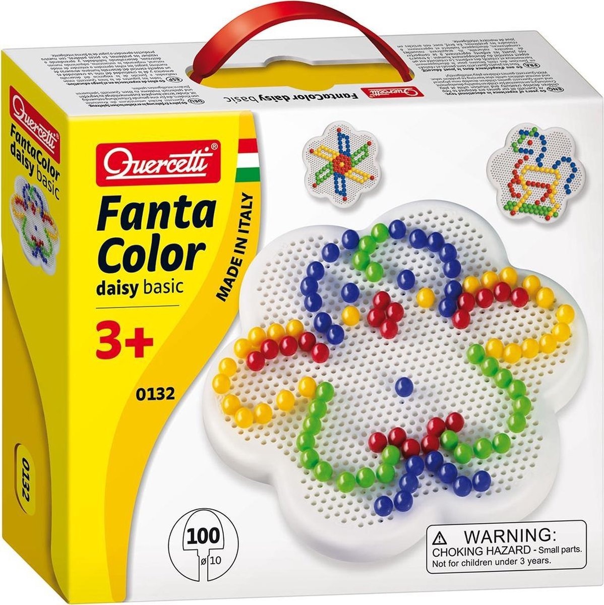 Quercetti FantaColor Steeknagels - Daisy Basic - t Klavertje Vier