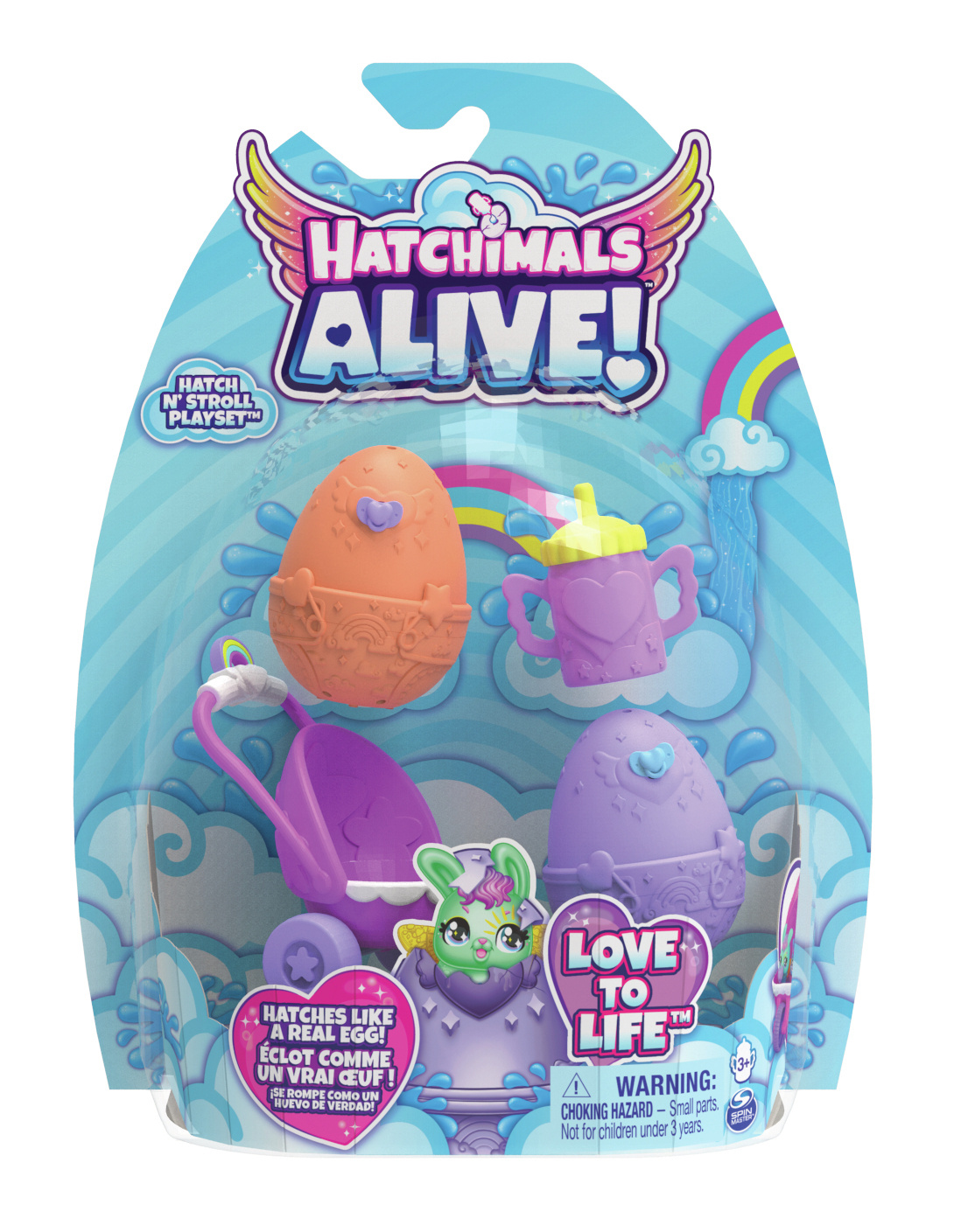 Hatchimals Alive - Hatch N' Stroll speelset - t Klavertje Vier
