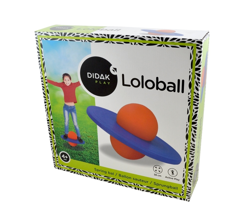 Didak Play - Lolobal (volle band) Ø 38cm (blauw/rood) - t Klavertje Vier