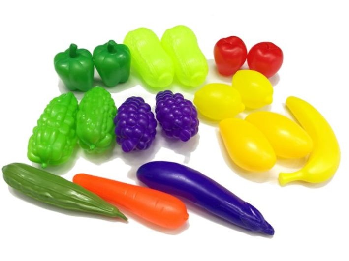 Fruitset in net - 18stuks - t Klavertje Vier