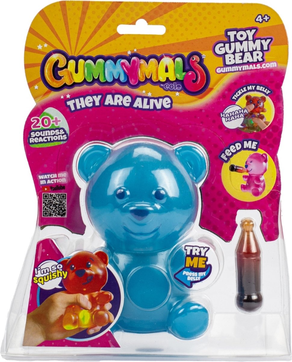 Gummymals Gummy Bear - blauw - t Klavertje Vier