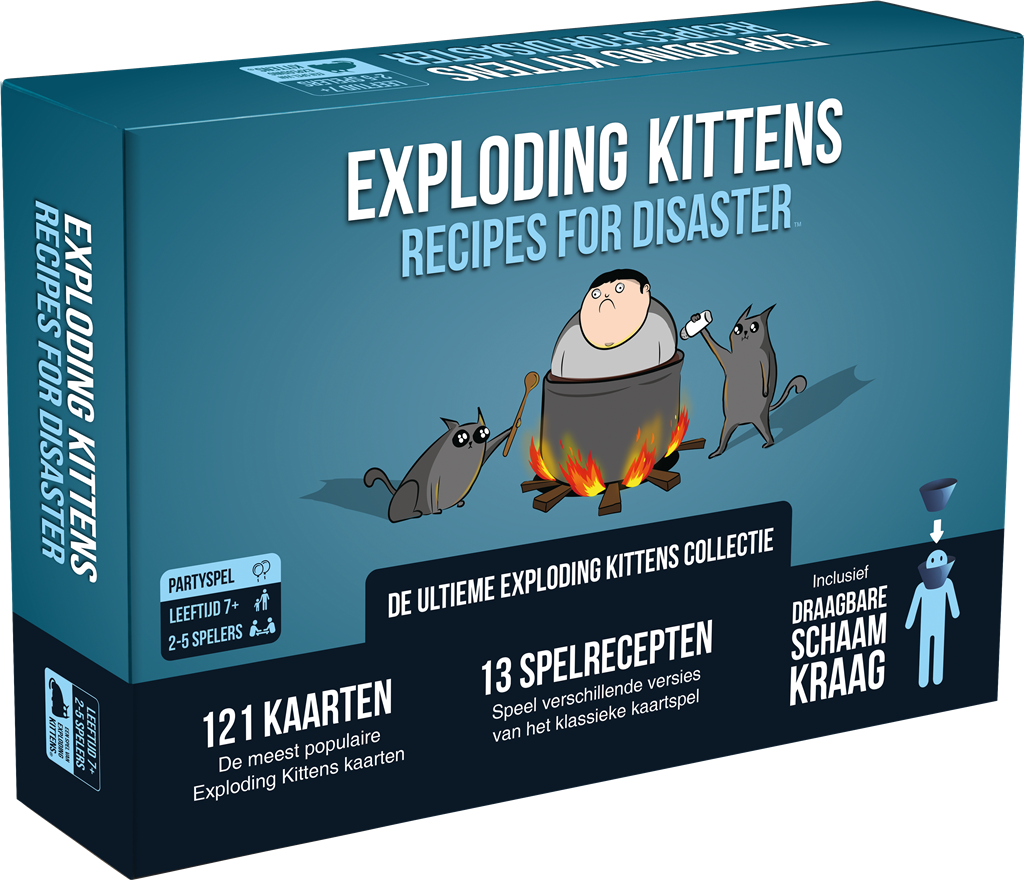 Exploding Kittens - Recipes for Disaster (NL versie) - t Klavertje Vier