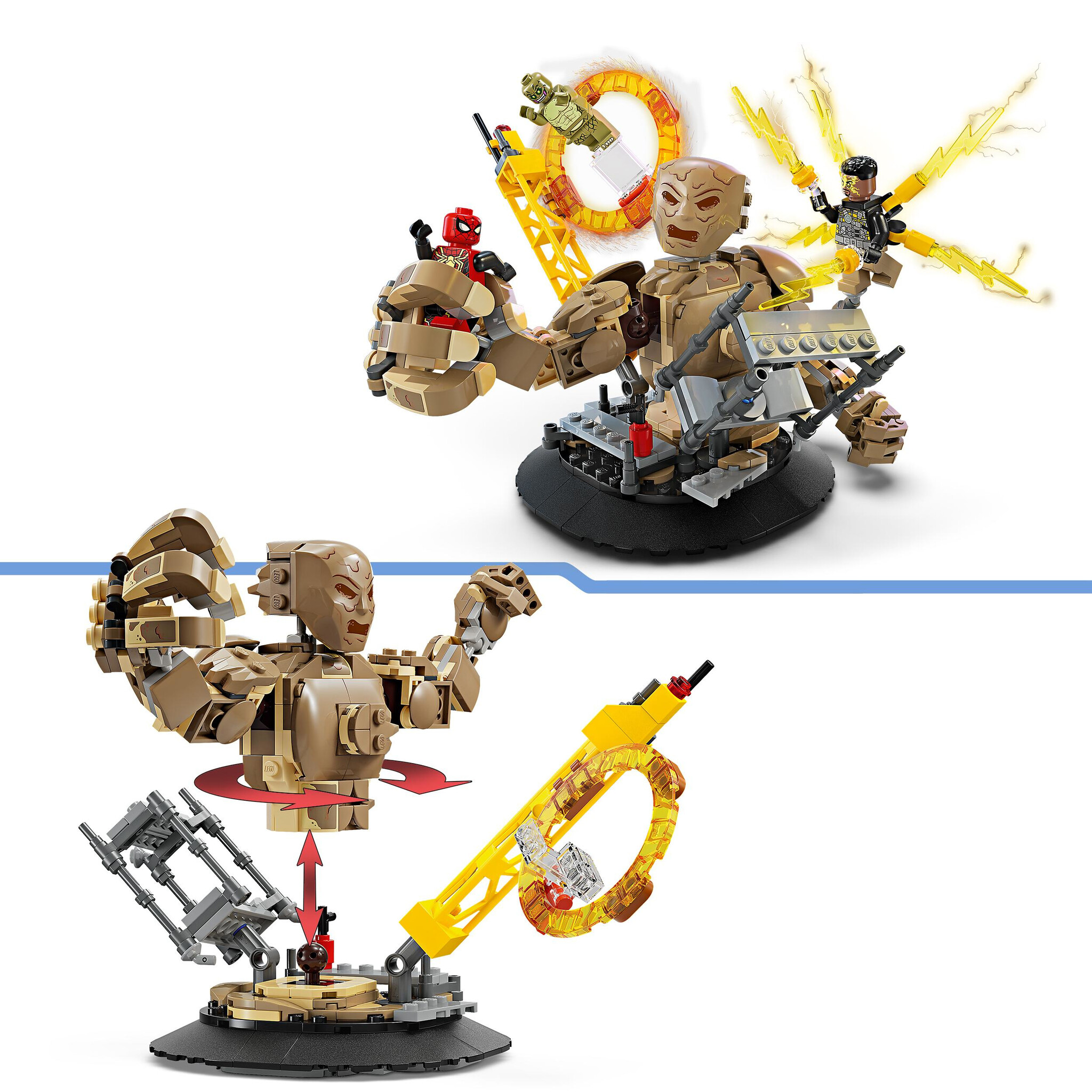 76280 Marvel Spider-Man vs. Sandman: Eindstrijd Superheld Set - t ...