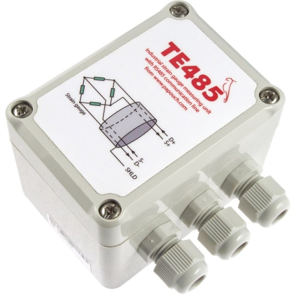 TE485 - RS485 Modbus Measuring transducer for strain gauges - PIMZOS.COM