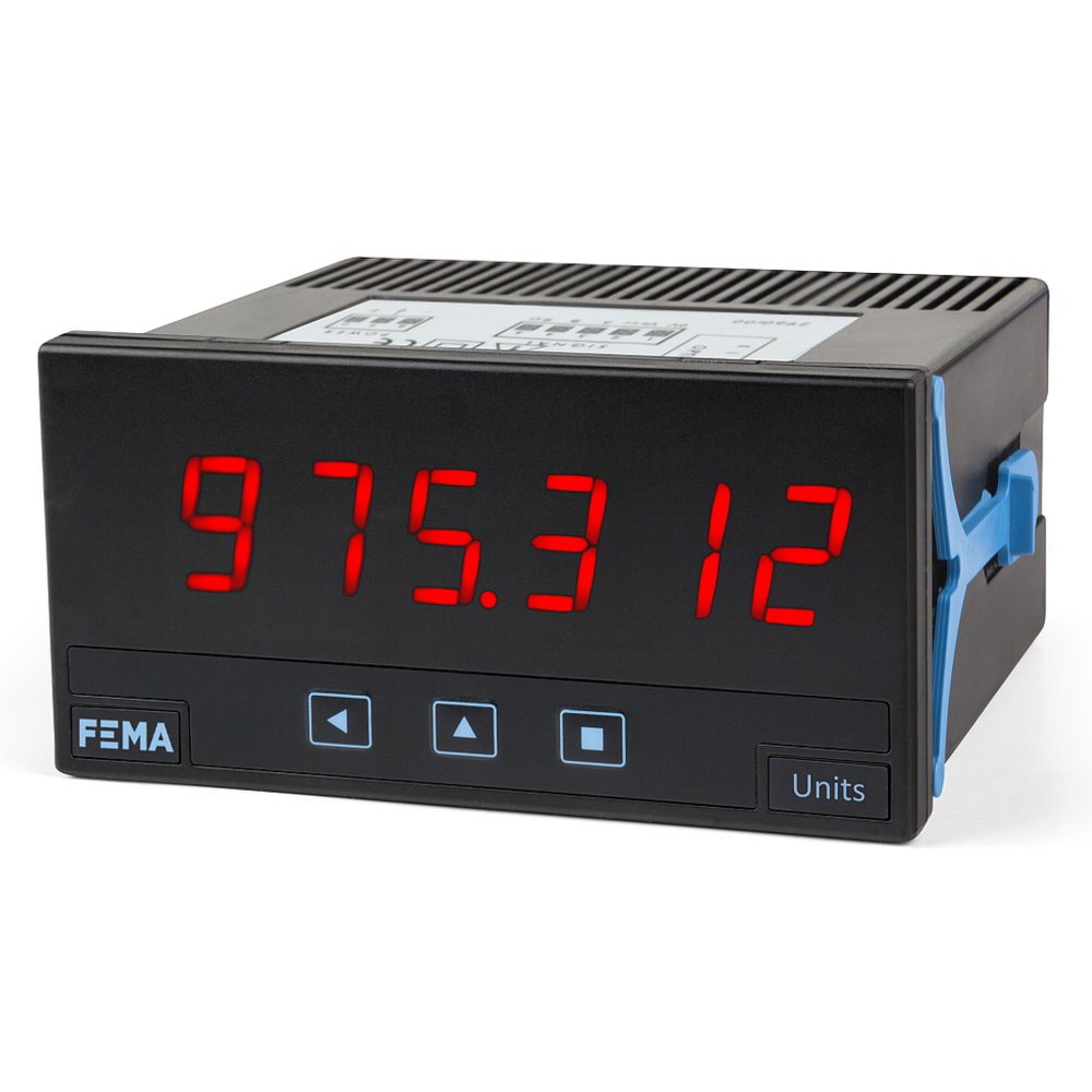 Paneel meter voor Loadcells, voeding 230VAC - PIMZOS.COM