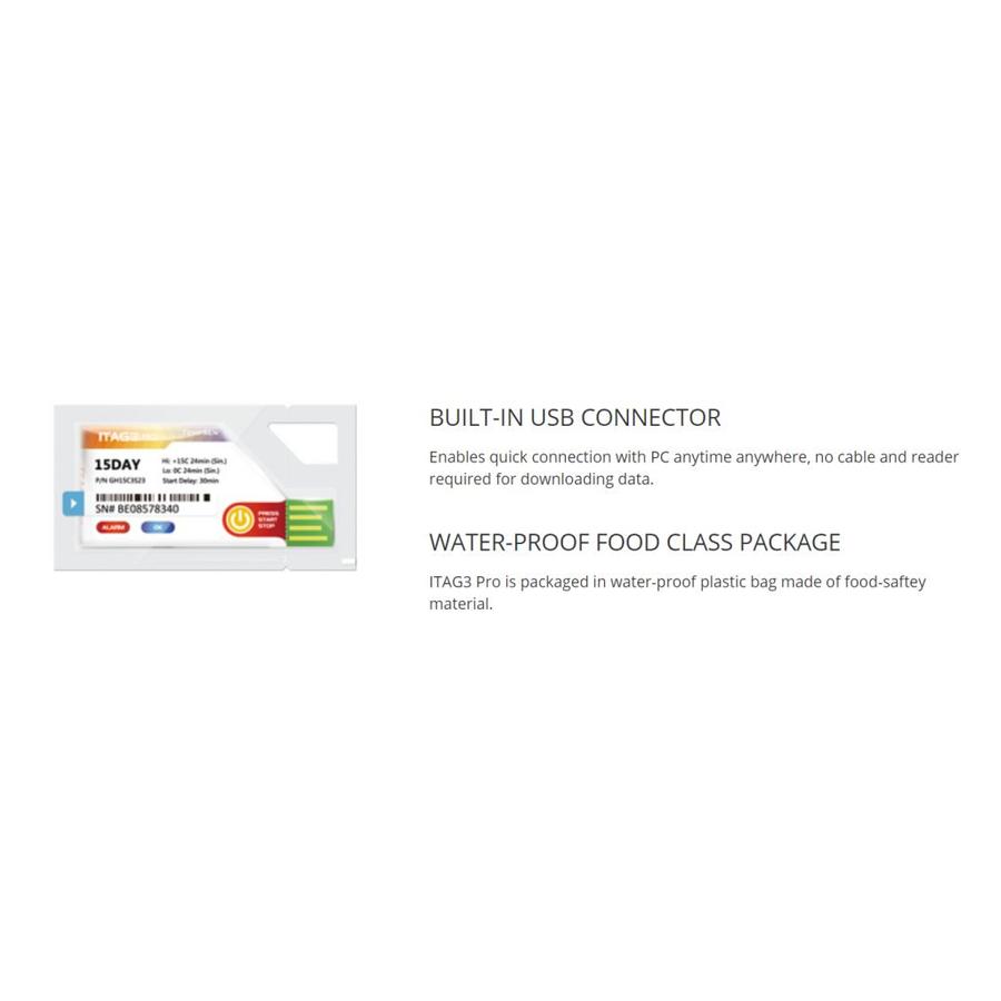 TempSen ITAG 3 Pro temperatuurlogger USB - Vonmarcken