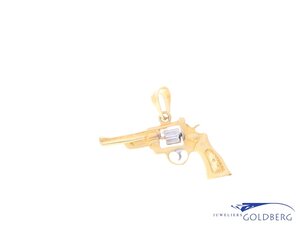 14 carat gold Colt pendant, bicolor - Goldberg