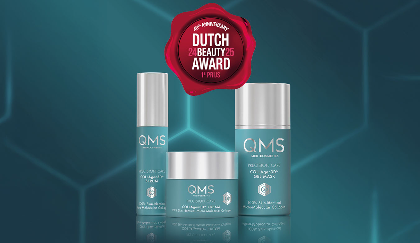 QMS COLLAgen3D bekroond bij Dutch Beauty Awards | Dehcos - Dehcos